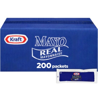 Kraft Mayo Real Mayonnaise (0.44 oz. Packets, 200 ct.) FREE SHIPPING | eBay