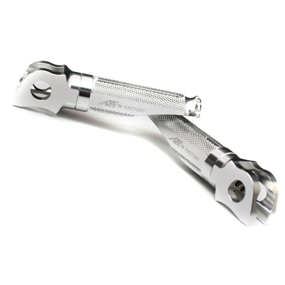 For Buell XB12R Firebolt 2004+ SHINOBI Rider Front Pegs Silver | eBay