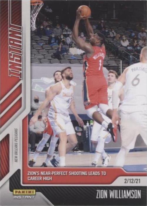 2020-21 Panini Instant - Zion Williamson #76 /237 for sale online | eBay