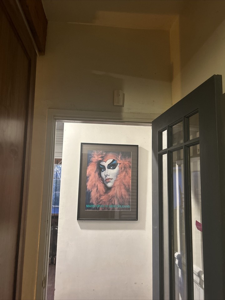 Rare 1981 Signed Framed Larry Harris Mardi Gras Poster | eBay