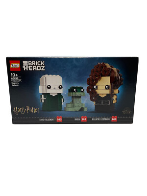 Lego BrickHeadz 40496 Voldemort, Nagini & Bellatrix Harry Potter Neu ...