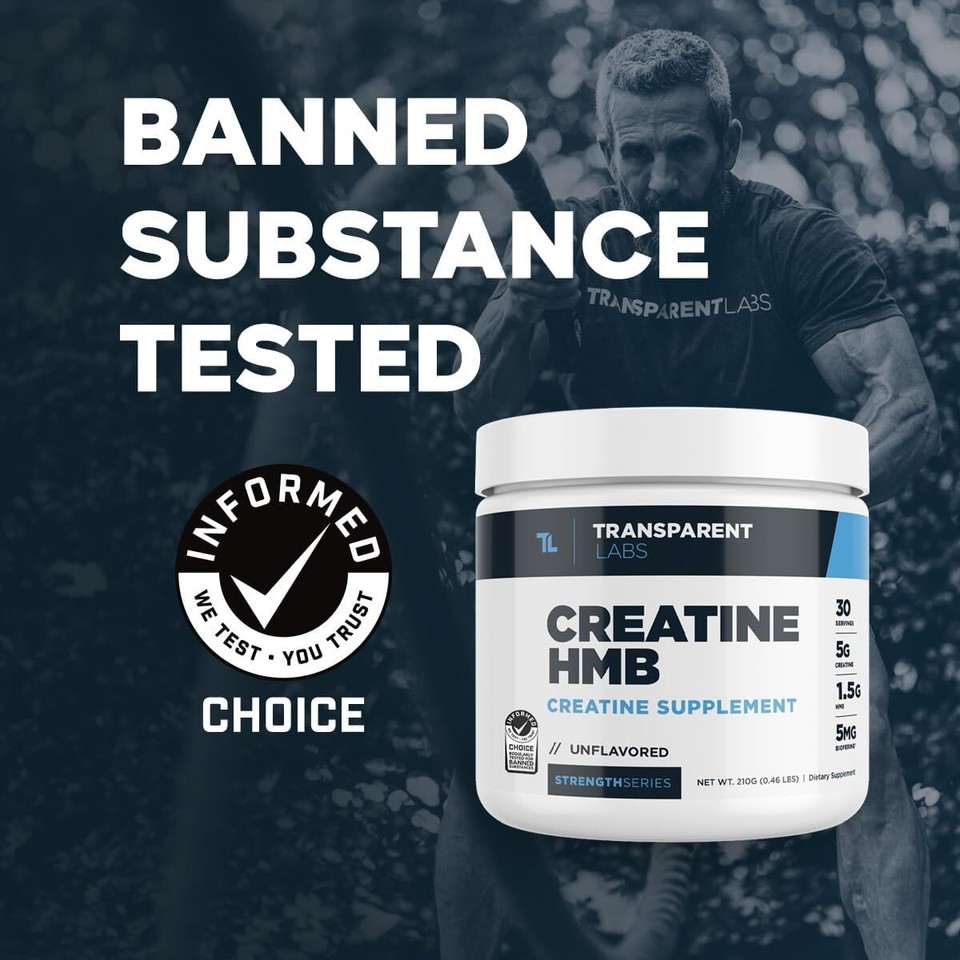 Transparent Labs Creatine Monohydrate HMB Powder - Strawberry Lemonade ...
