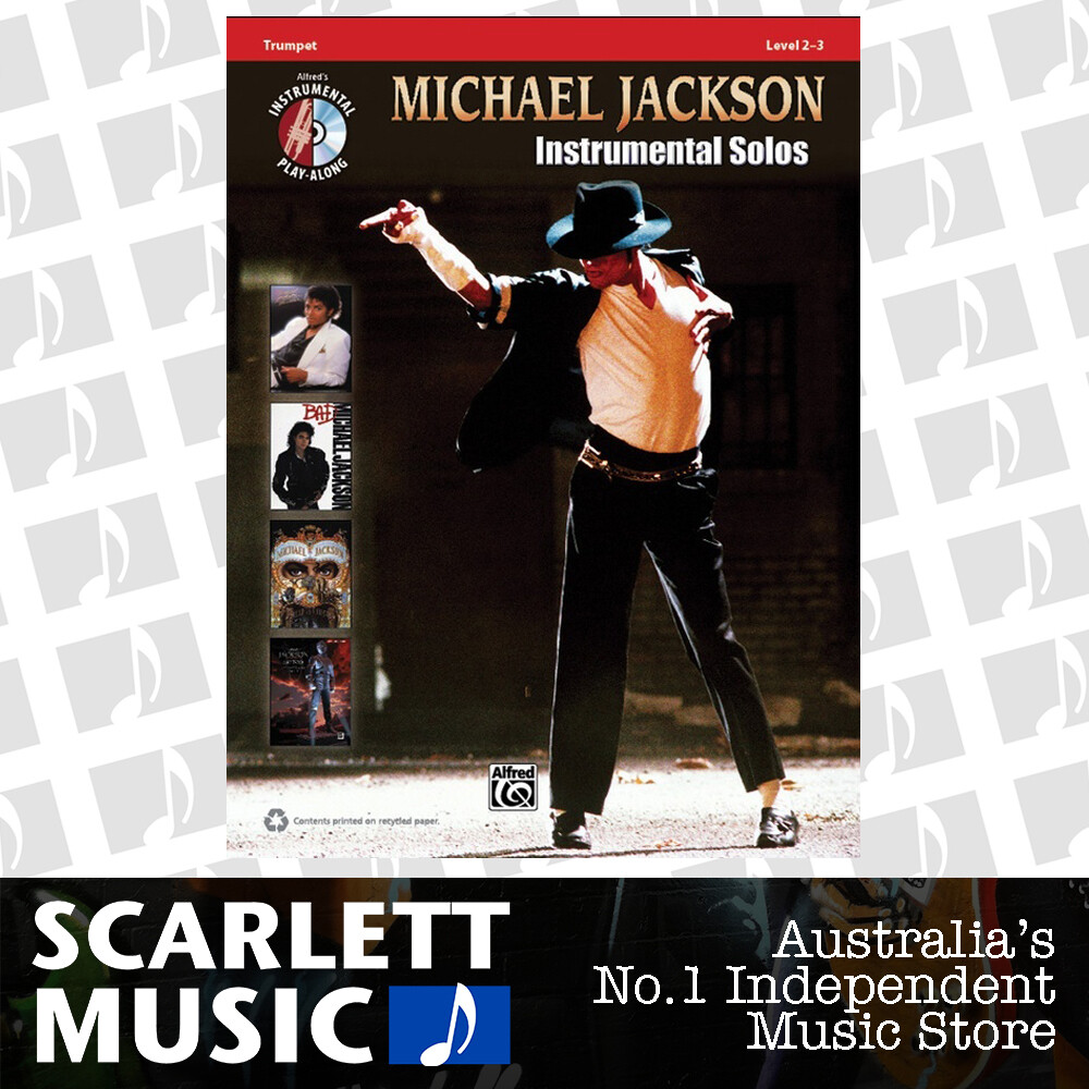 Michael Jackson Instrumental Solos Trumpet Book/CD | eBay Australia