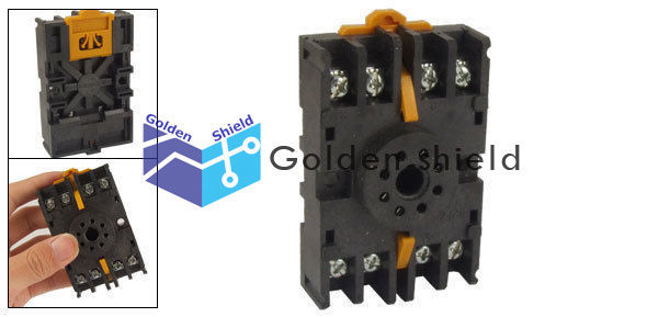 8PFA DIN Rail Mount 8 Pin Time Relay Socket Octal Base Screw Kd | eBay