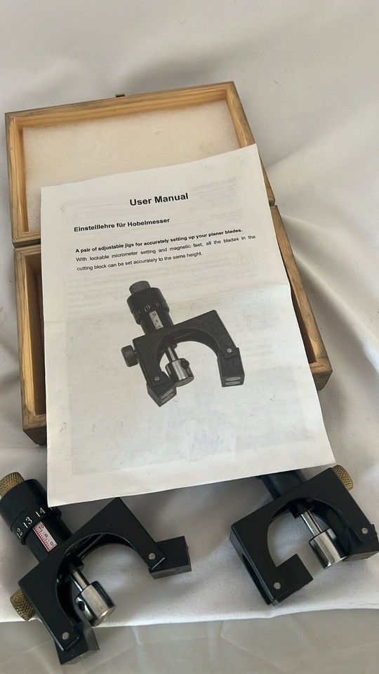 Planer Blade Setting Jig -2pcs Magnetic Jointer Knife Jig,Gauge Setter ...