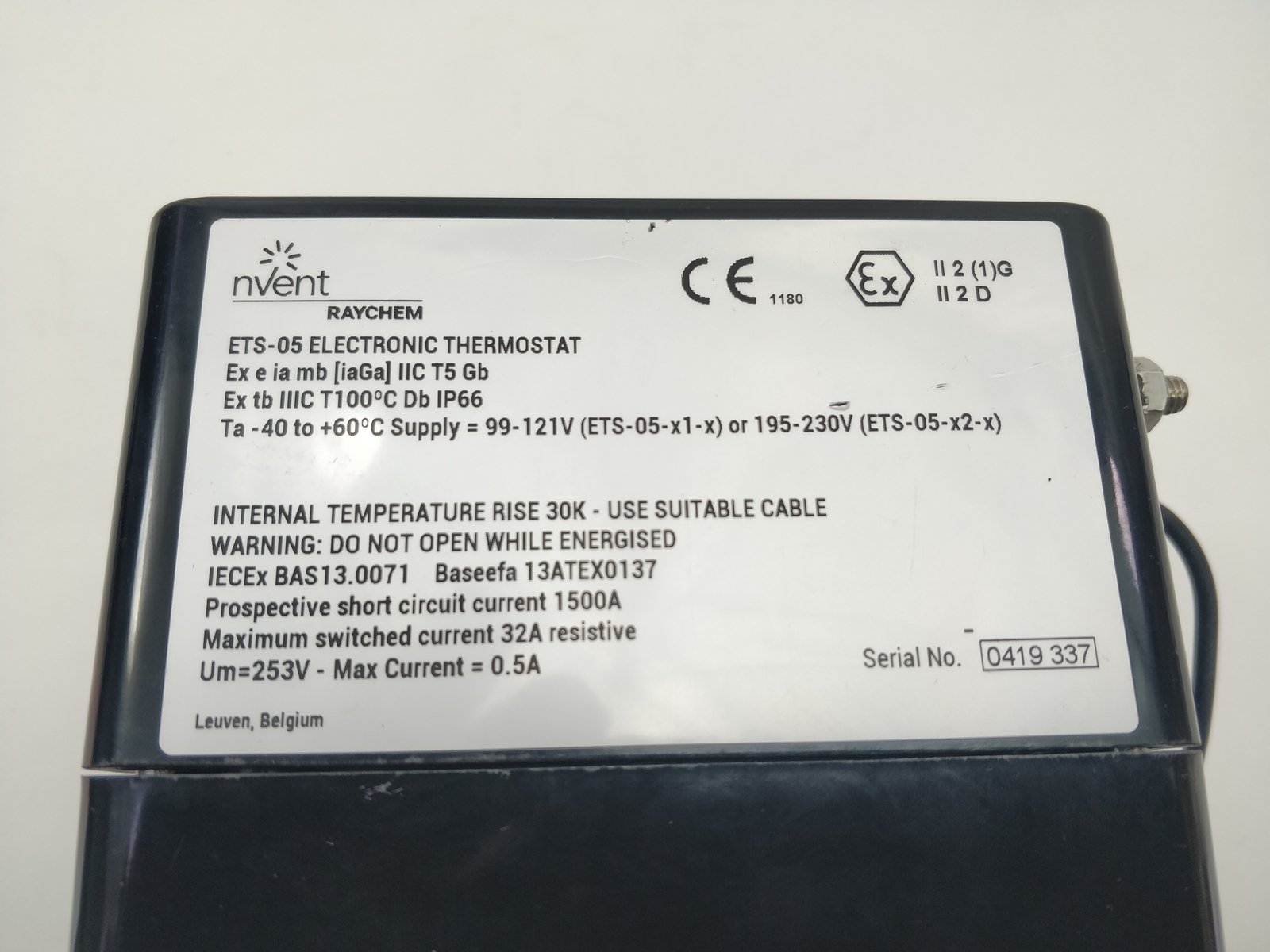 Nvent Raychem Ets-05-L2-E Electronic Heat-Tracing Thermostat | eBay