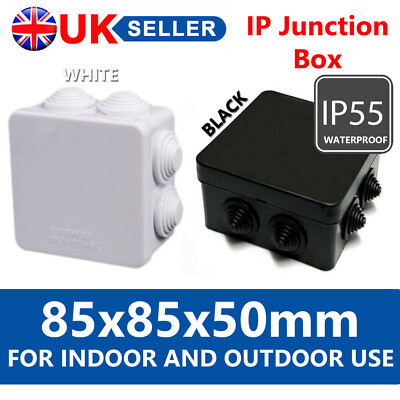 IP55 WATERPROOF JUNCTION BOX ENCLOSURE TERMINAL ELECTRIC CABLE ...