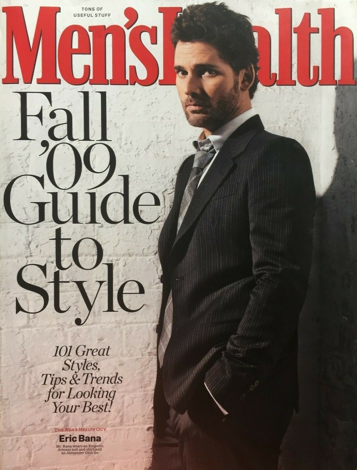 ERIC BANA September 2009 MEN'S HEALTH Magazine | eBay