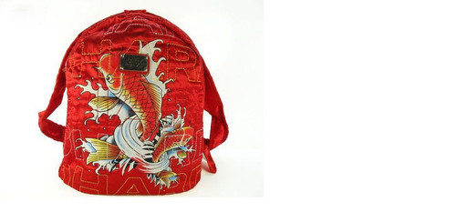 Don Ed Hardy designs backpack with koi fish - Gem