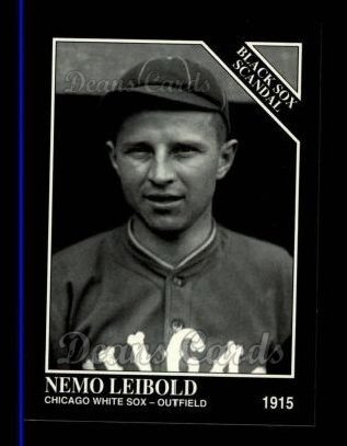 1994 Conlon #1036 Nemo Leibold Black Sox Scandal White Sox 8 - NM/MT | eBay