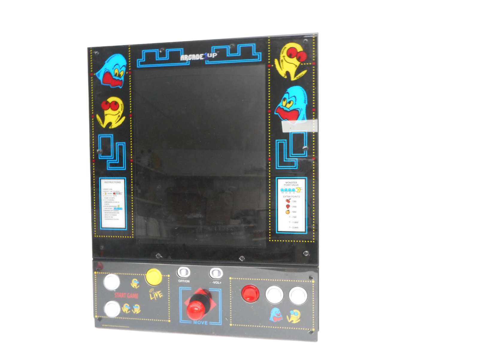 Arcade1Up - PAC-MAN Deluxe Arcade Machine - SCREEN Control only ...