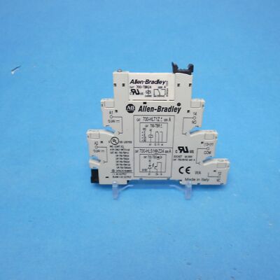 Allen Bradley 700-HLT1Z24 DIN Rail Relay 24 VDC Coil SPDT Coil Tested ...