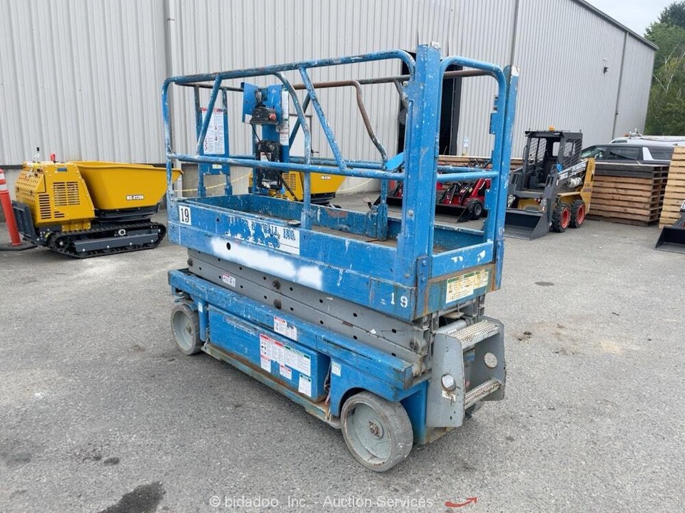 Genie GS-2032 20' Electric Scissor Lift Man Aerial Platform MEWP -Parts/Repair | eBay