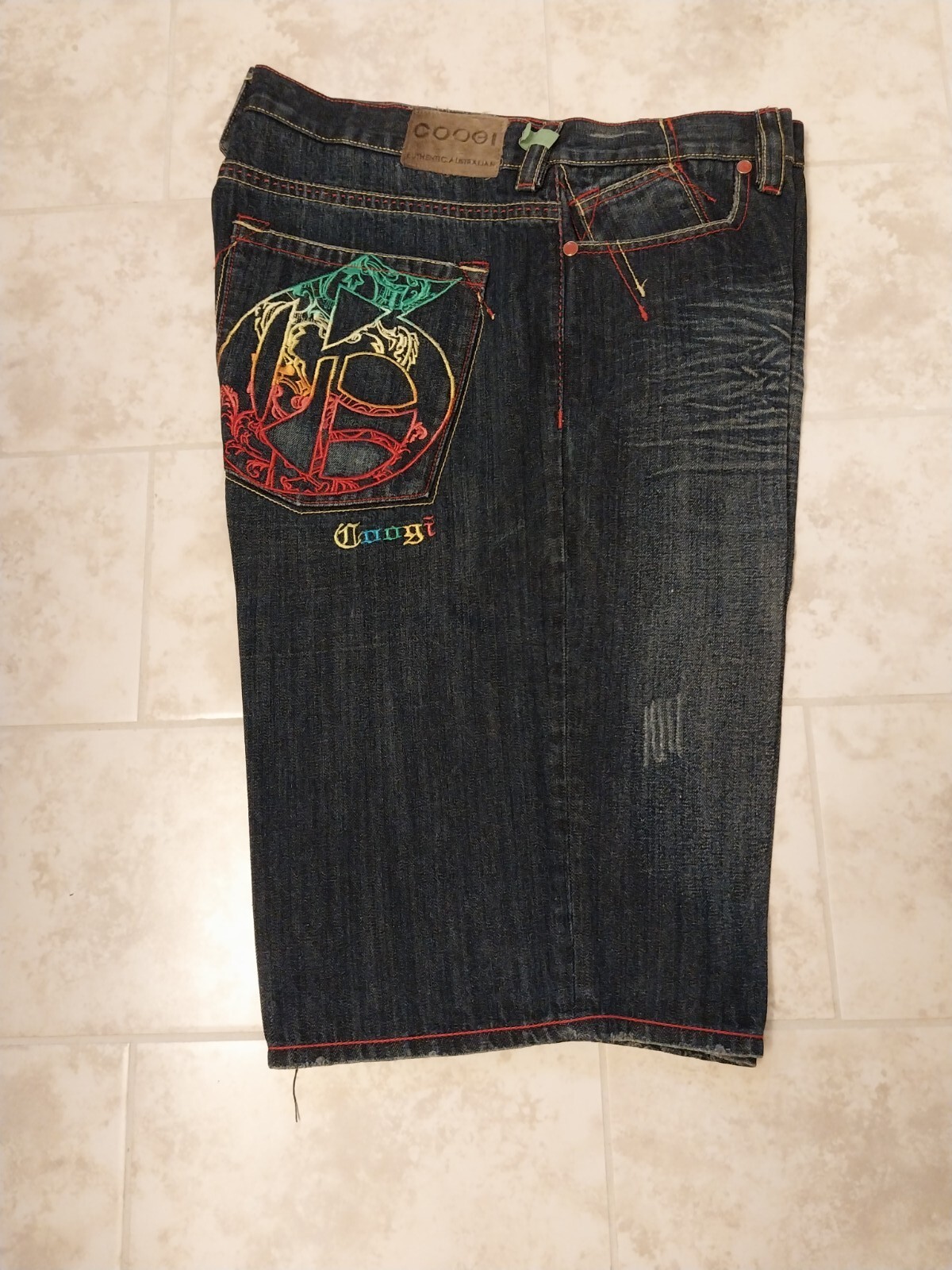 Coogi Authentic Australian Logo Embroidered Denim Blu… - Gem