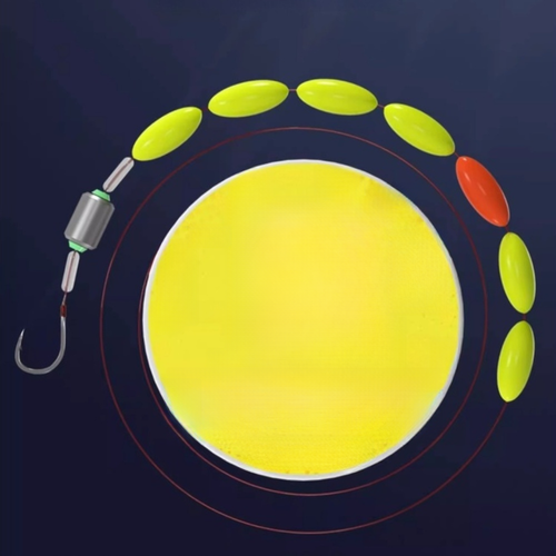 7 Star Float Fishing Line Set with Single or Double Hooks Nylon 2.7m to ...