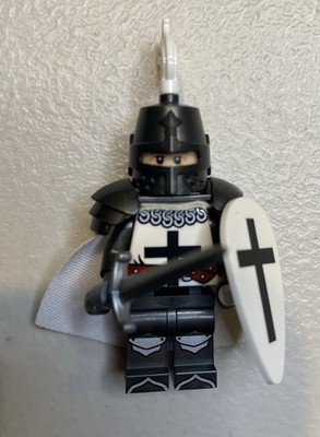 Lego KTownBricks Castle Minifig Medieval Dark Pearl Gray Black Templar ...