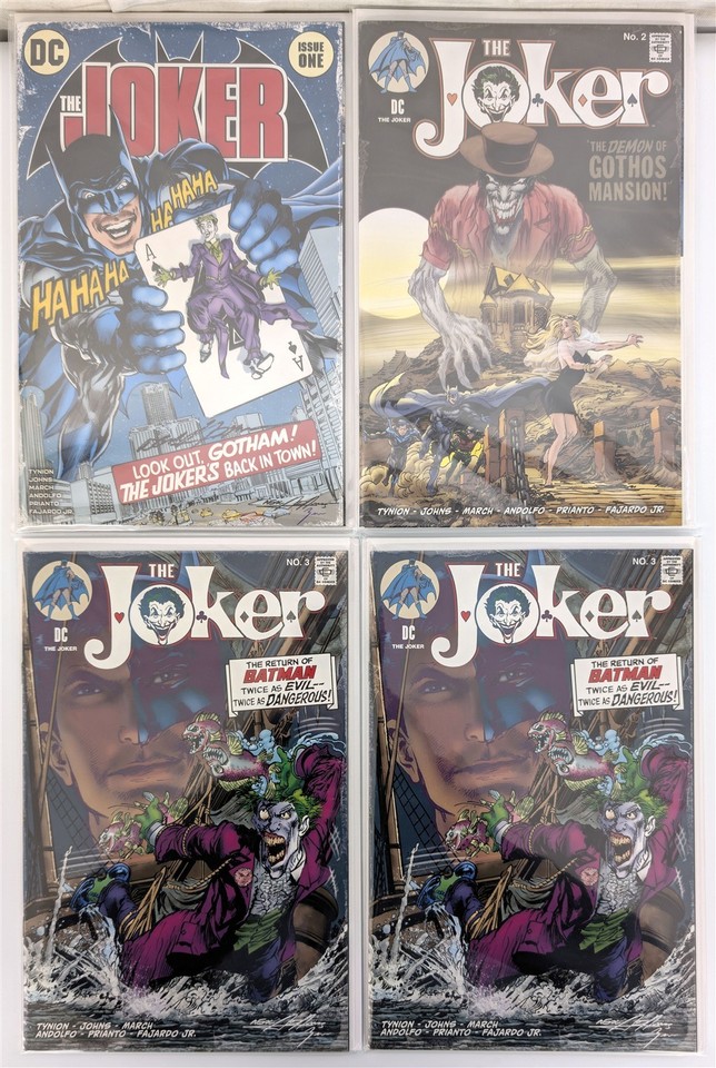 The Joker (2021) FULL RUN #1-8 Lot of (11) Comics VARIANTS NEAL ADAMS ...