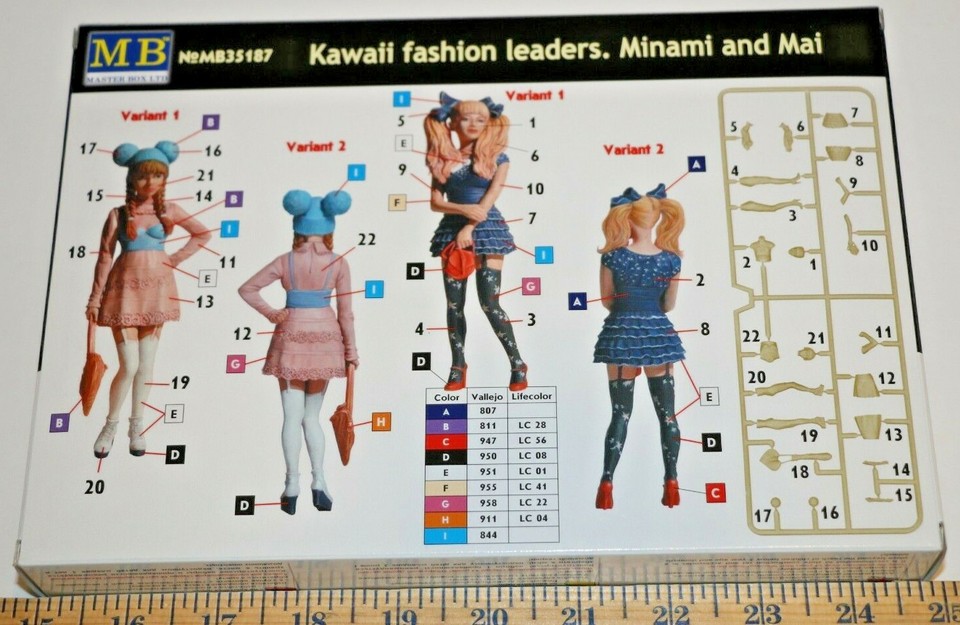 Master Box "Kawaii Fashion Leaders-Minani Mai" 1/35 Ukrainian Model Kit ...