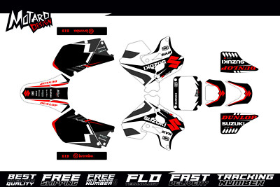 Suzuki RM 125 250 1996 1997 1998 Fasthouse Graphics Kit Enduro ...