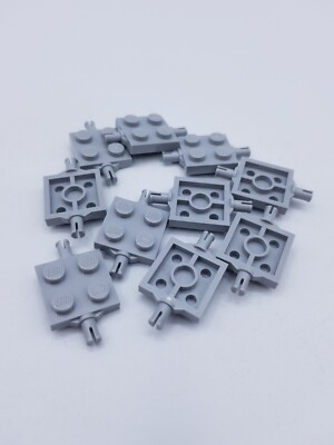 LEGO LOT 10 X BEARING ELEMENT 2X2 DOUBLE L.B.GRAY REF 67687 / 6408022 ...