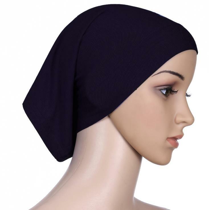 Muslim Head scarf Inner Hijab Caps Islamic Underscarf Ninja Scarf hat ...