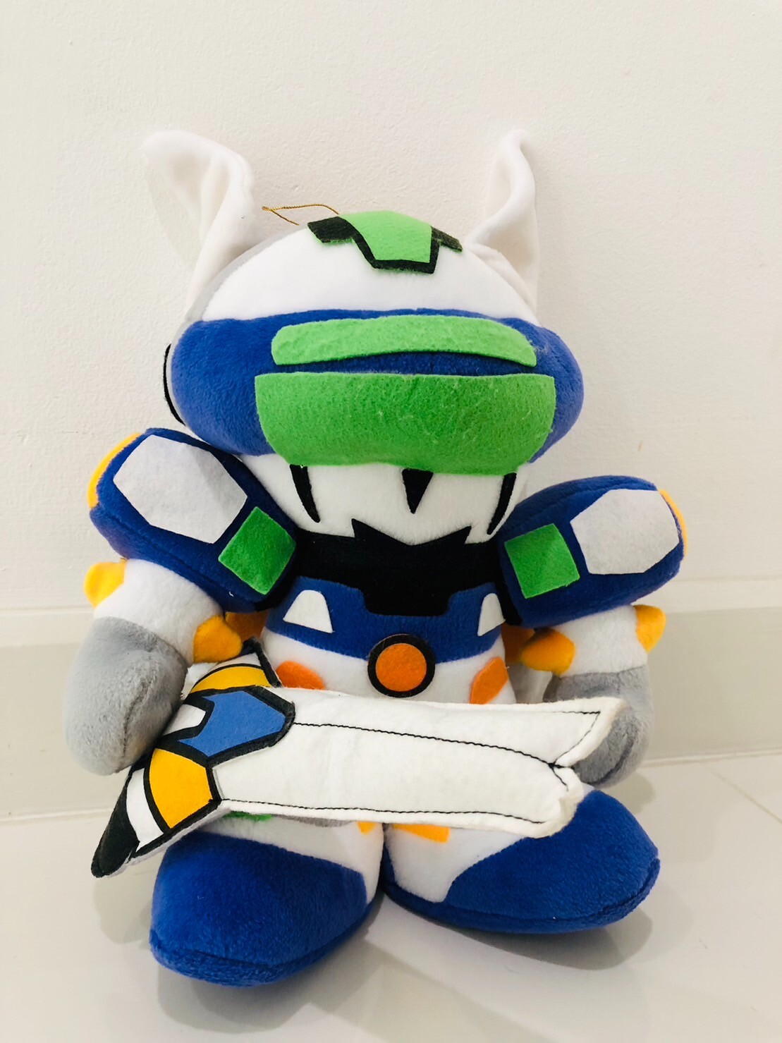 1999 Cyber Troopers Virtual On Temjin plush 11" SEGA prize Toy Doll ...