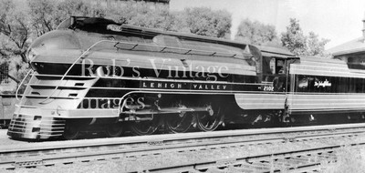 Lehigh Valley Railroad k-5 2102 Bullet Streamline Steam Train photo sm ...