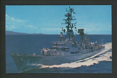 Military Ship postcard USN Navy USS Joseph Strauss GGD-16 missile ...