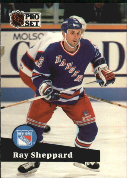 1991-92 (RANGERS) Pro Set #162 Ray Sheppard | eBay