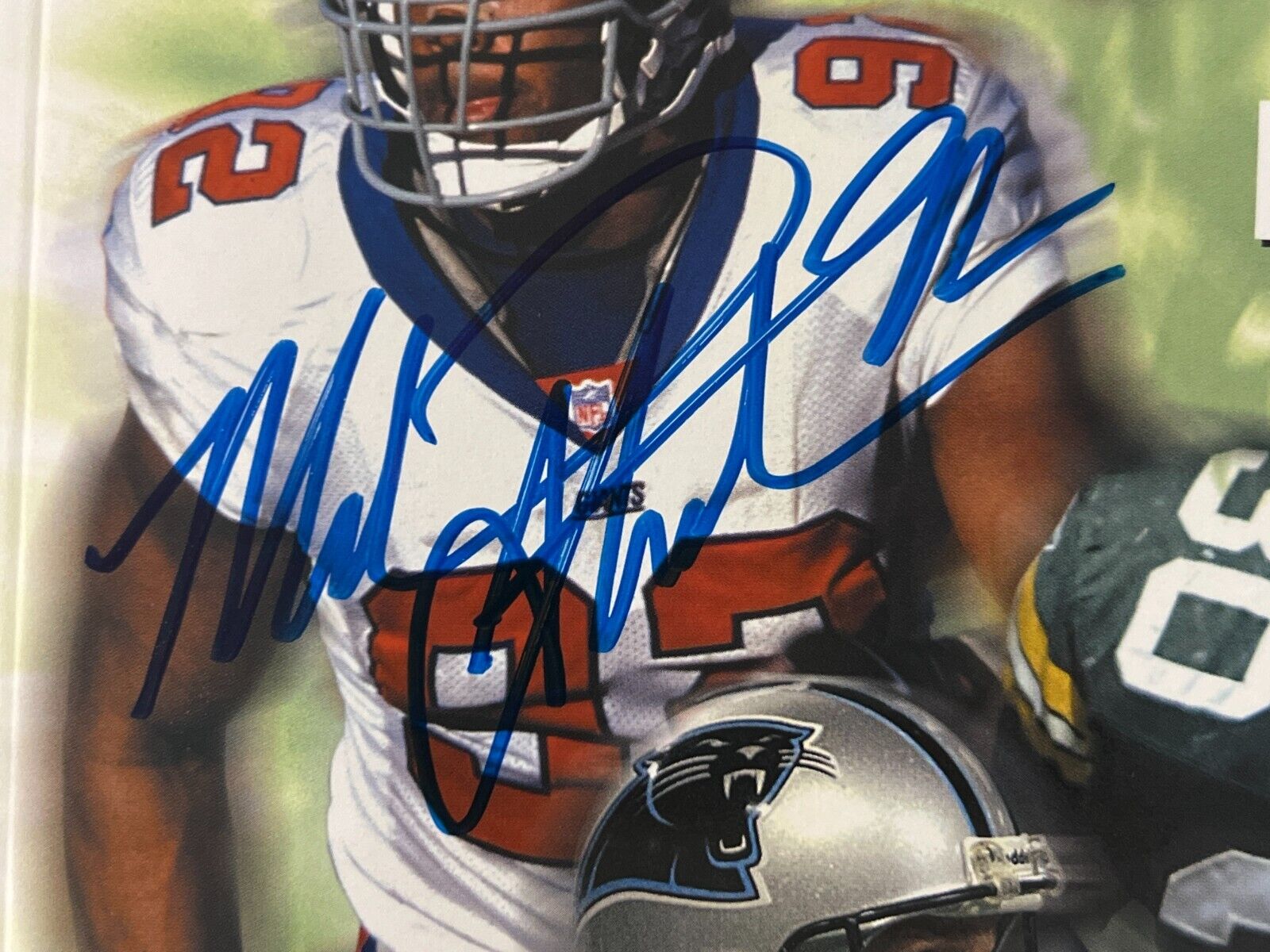 Michael Strahan Hand Signed Autographed NFL Megastars Magazine | eBay