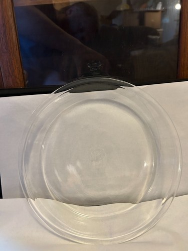 Vintage PYREX #210 DEEP Pie Plate 9.5" Clear Pie Dish Flat Rim USA Box ...