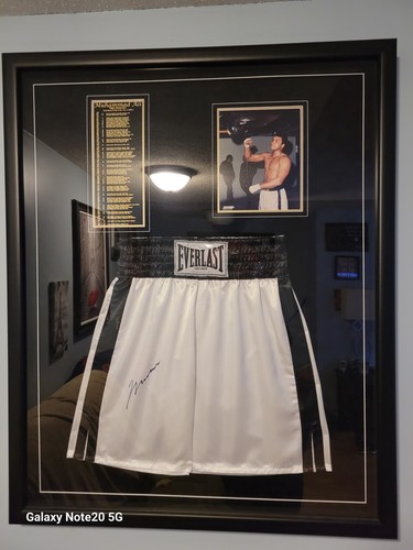 Muhammad Ali Signed Everlast Boxing Trunks Shorts Authenticated Online ...