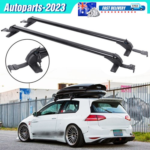 43.3" Top Roof Rack Cross Bar Luggage Carrier w Lock For VW Golf ...