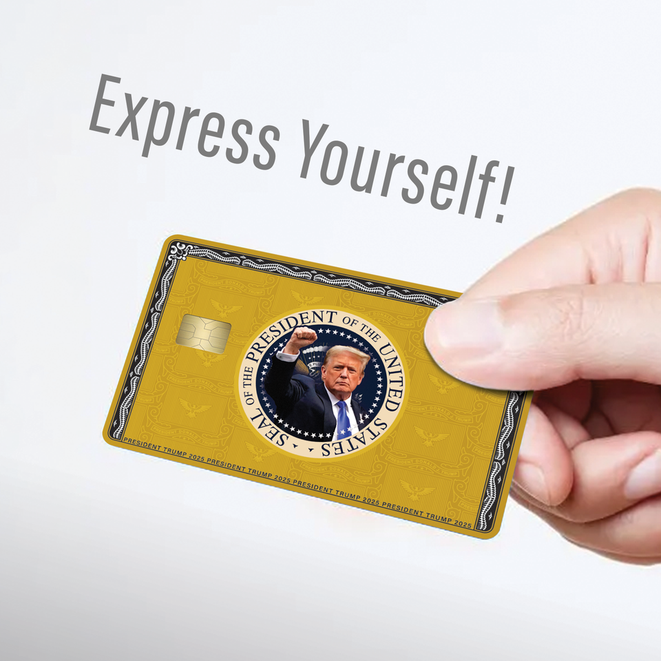 3 Packs Donald Trump 2025 Credit Card Sticker Debit Card Skin Cover USA ...