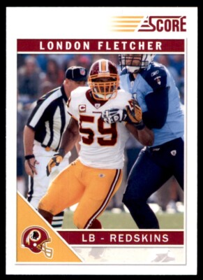 2011 Score London Fletcher Washington Redskins #299 1092 | eBay