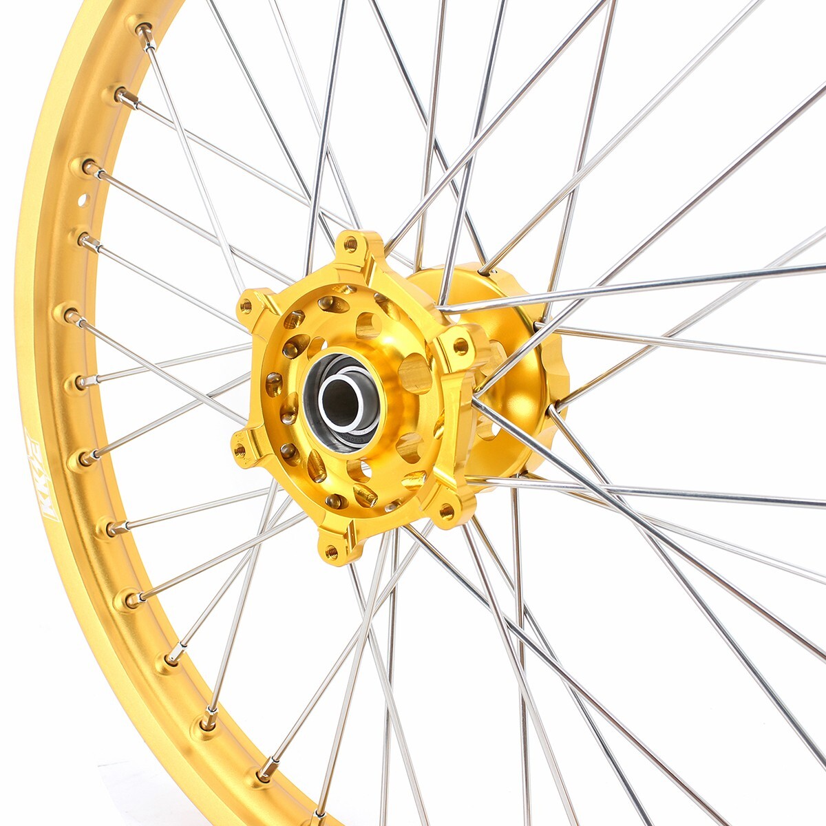 1996-2008 Suzuki RM250 RM125 KKE 21/19 Gold Rims Wheels Set for Suzuki ...