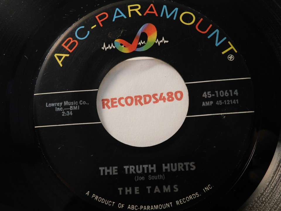 The Tams 45 ABC-Paramount #10614 Why did my Little Girl Cry / The Truth ...
