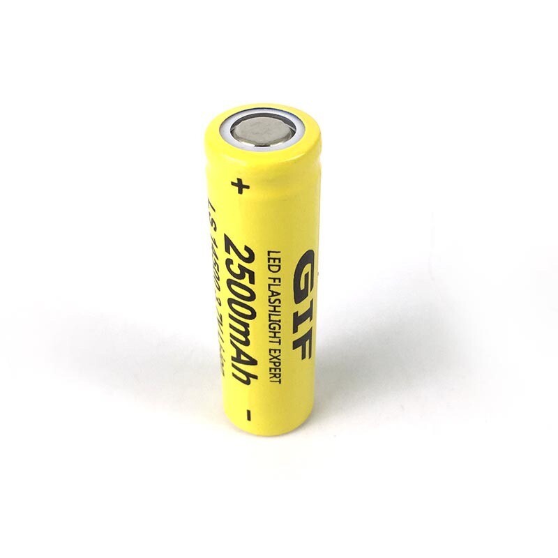 14500 Battery 2500mAh Li-ion 3.7V Rechargeable Batteries For LED ...
