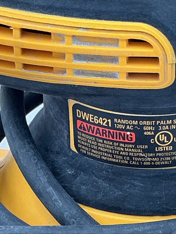 DEWALT Orbital Sander 5 inch, 3 amp, Corded, DWE6421 | eBay