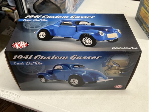 ACME 1:18 SCALE 1941 WILLYS GASSER DIECAST! 1 OF 320! COSMIC BLUE! NEW ...