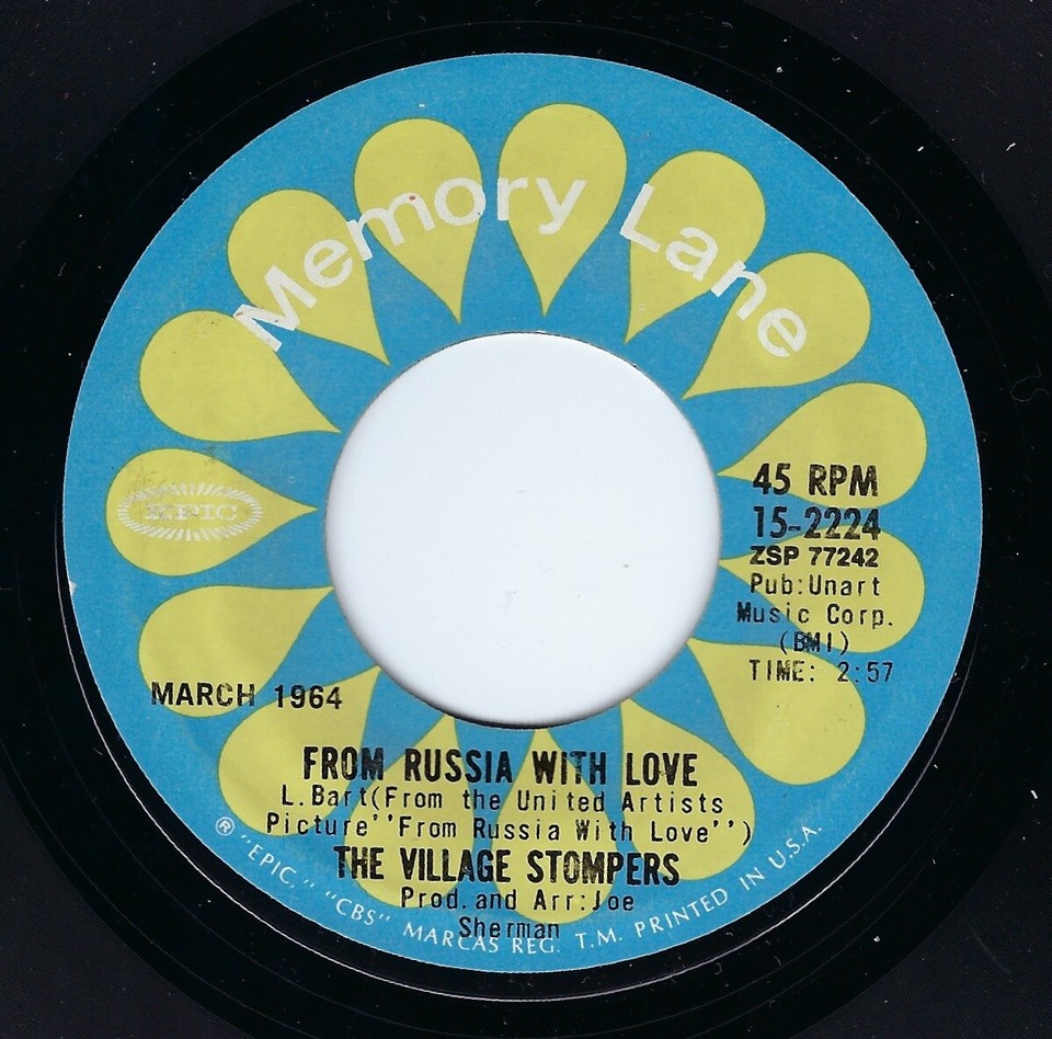 The Village Stompers - Washington Square- Epic Memory Lane 15-2224 ...