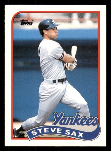 1989 Topps Traded Steve Sax #111T New York Yankees | eBay