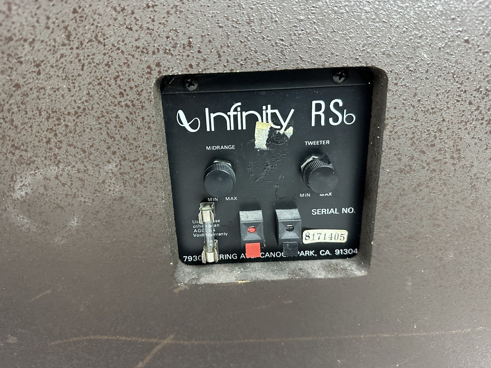 Vintage INFINITY RSb 10" 3-WAY Speakers Tested, Excellent | eBay