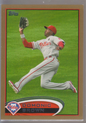 2012 Topps Gold #98: Domonic Brown 1973/2012 | eBay
