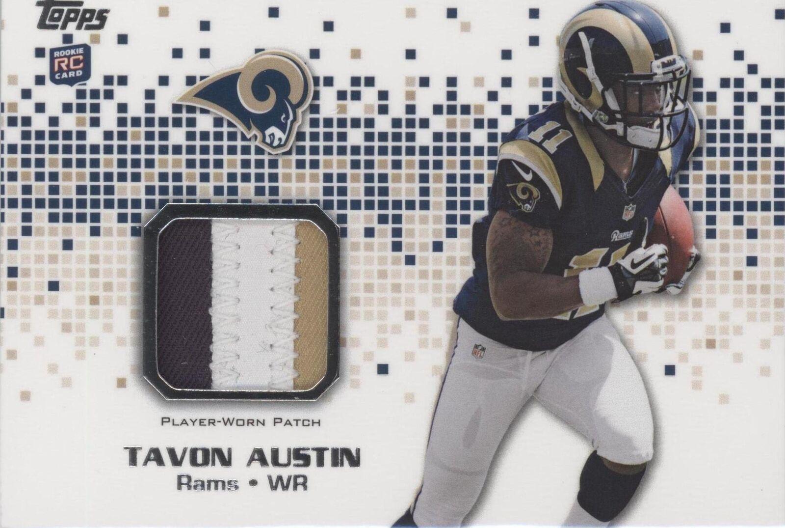 2013 Topps - Rookie Patch Tavon Austin #RP-TA (MEM, RC) for sale online ...