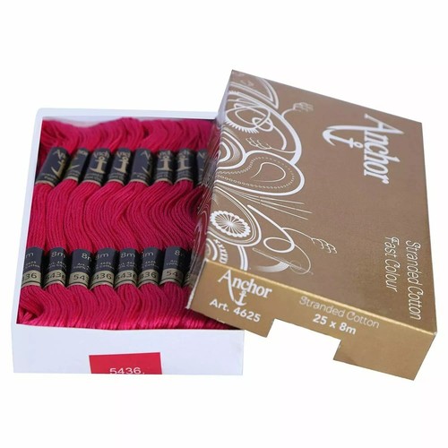 Anchor Threads Cross Stitch Stranded Cotton Thread Floss Hand ...