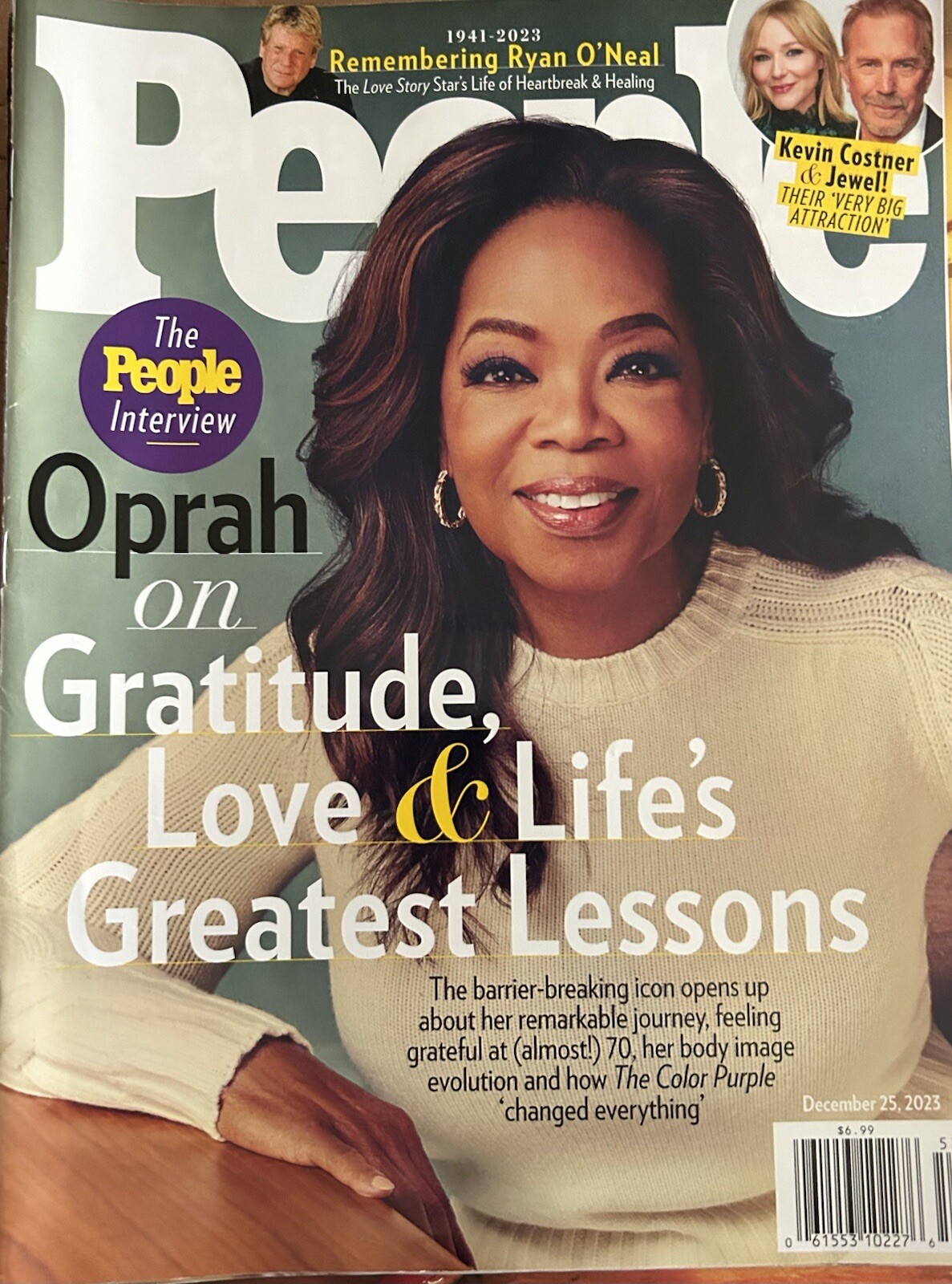 People Magazine (Dec 25 2023) Oprah Winfrey - Gratitude and Life ...
