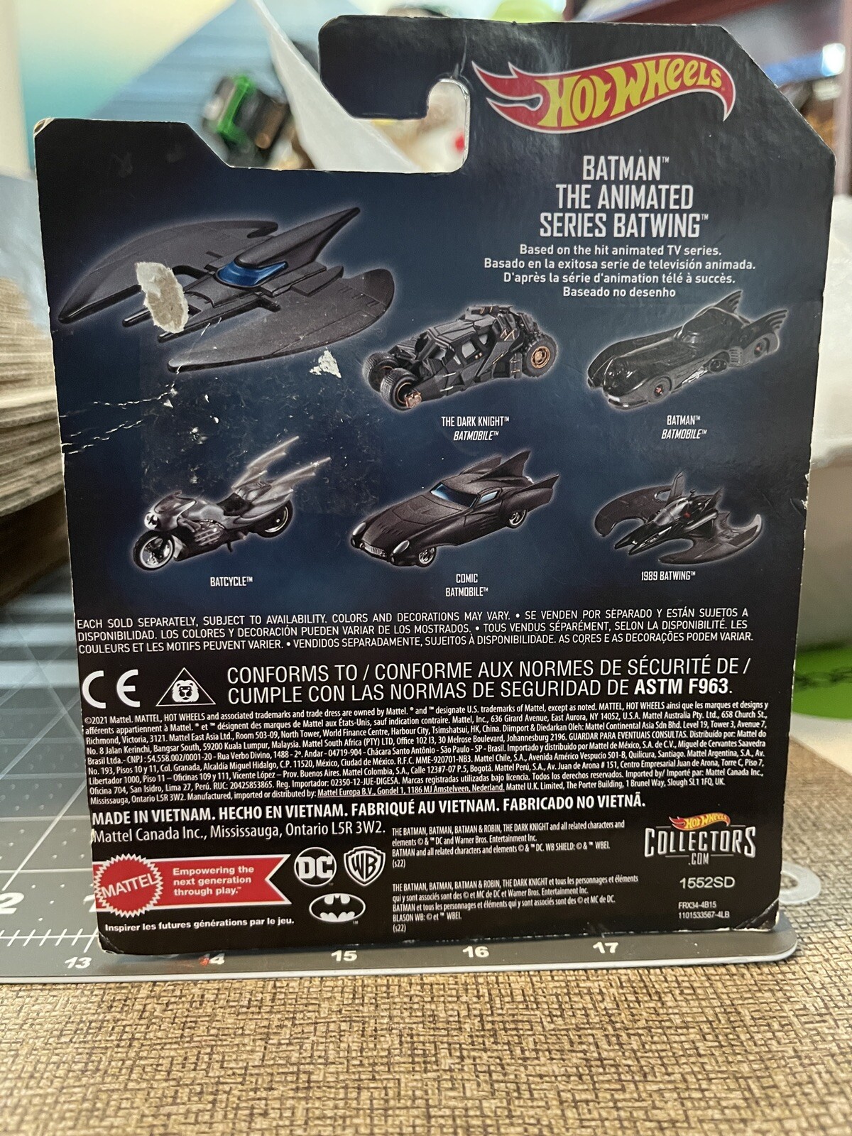 NEW Mattel FRX34 Hot Wheels Batman Animated Series TAS BATWING 1:50 ...