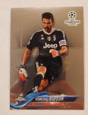 2018 Juventus Gianluigi Buffon Topps Chrome Card #74 NM/M | eBay