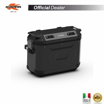KAPPA KFR37BL Aluminum Black Left 37L K'Force Monokey CAM-Side Suitcase ...